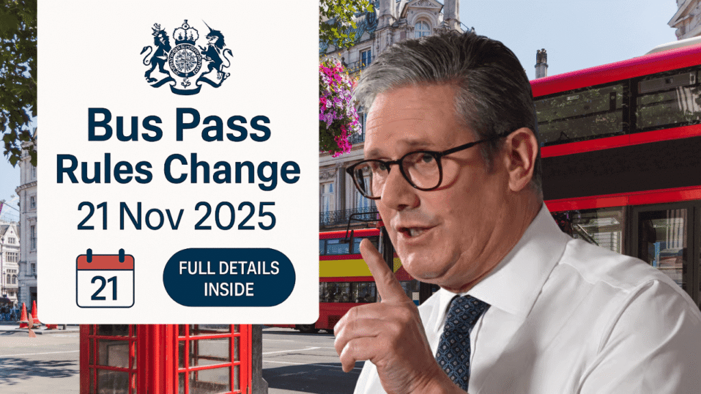 UK Bus Pass Rules Change from 21 November 2025 – What Every Passenger ...